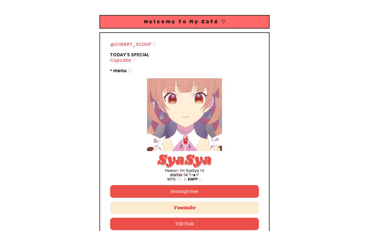 SyaSya's Cherry Scoup Cafe